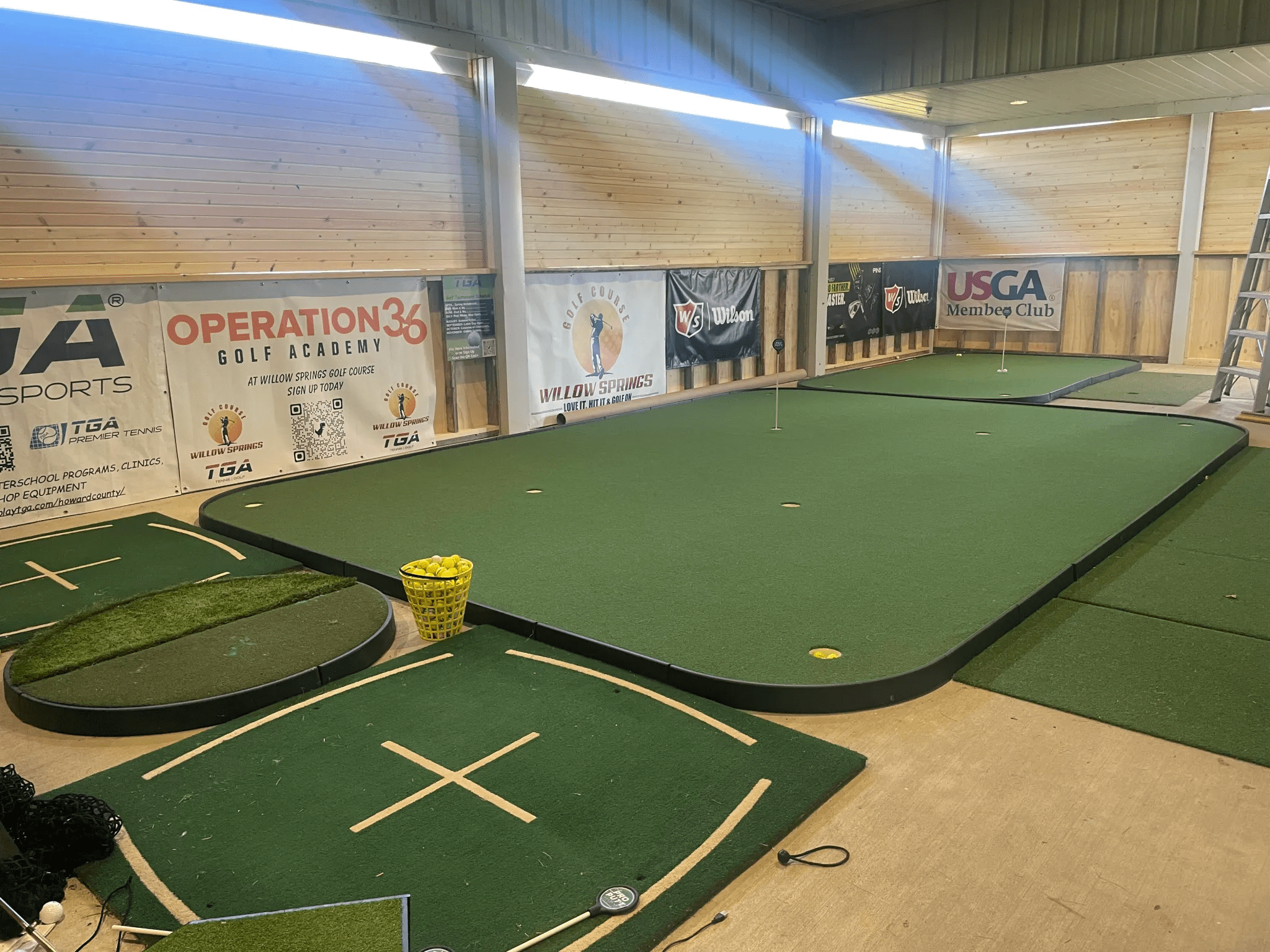 Heated Indoor Practice Facility - Willow Springs Golf Course